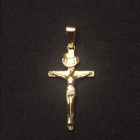 Accessories | Gold Chain Rope Chain 2mm And Cross 925 Italy | Poshmark